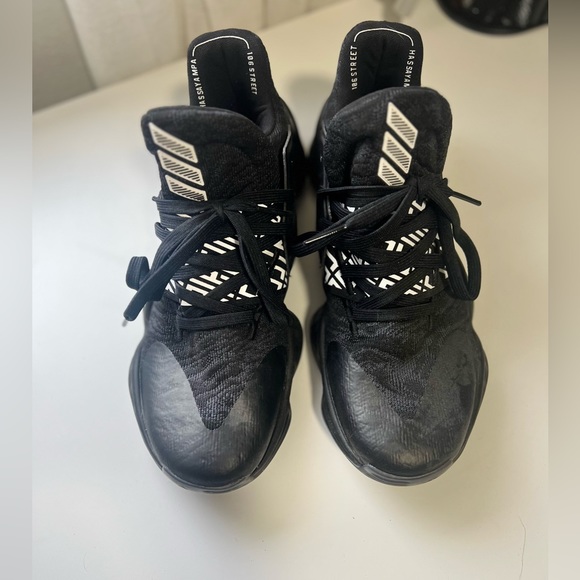 Shoes | Adidas James Harden Vol 4 16 Street Hassayampa Men Shoe Sz 9 Black | Poshmark